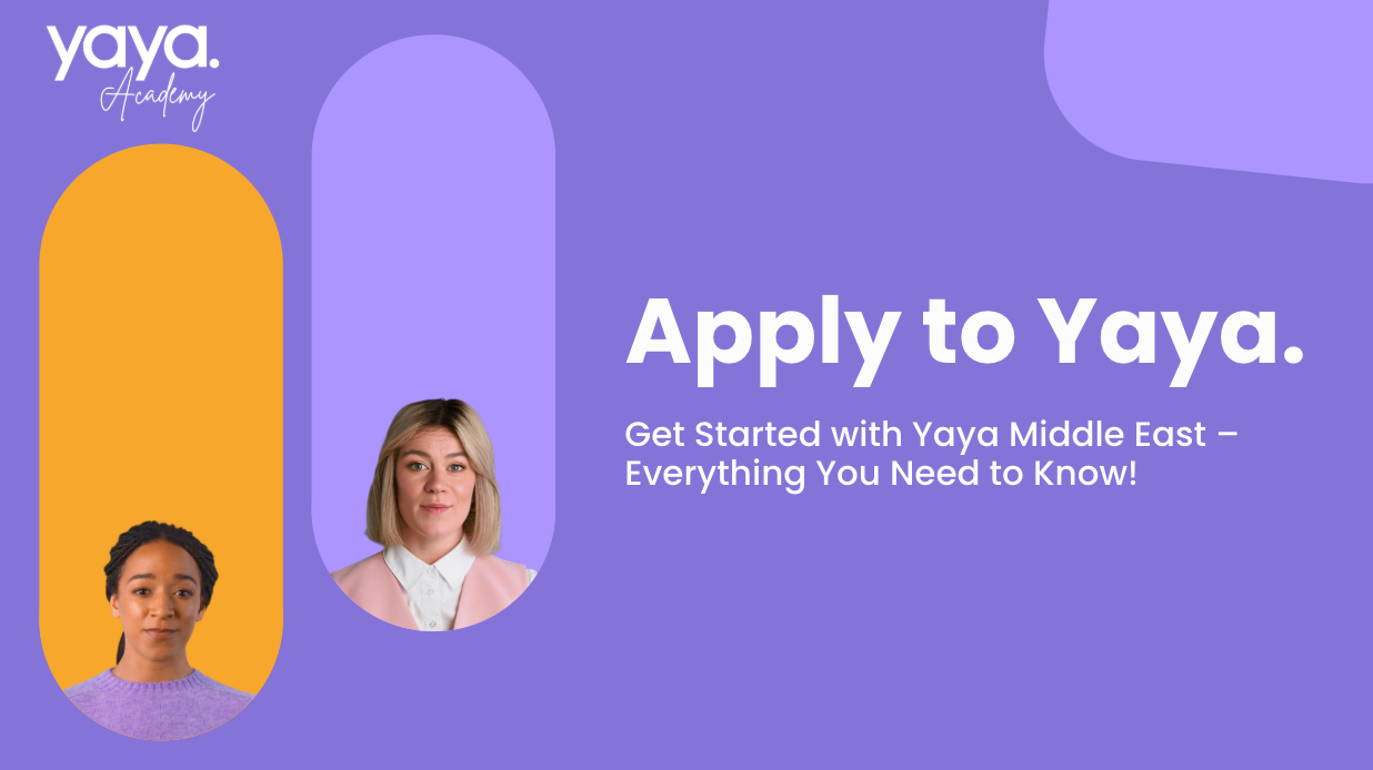 Getting Started with Yaya: How to Create Your Profile | Yaya Middle East